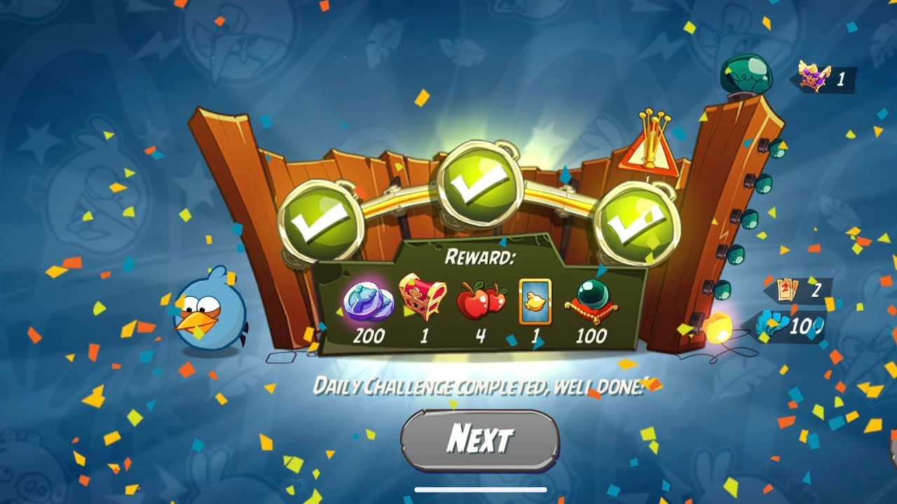 The Blues Angry Birds 2 Daily Challenge Today 05/12/2023 | Angry Birds ...