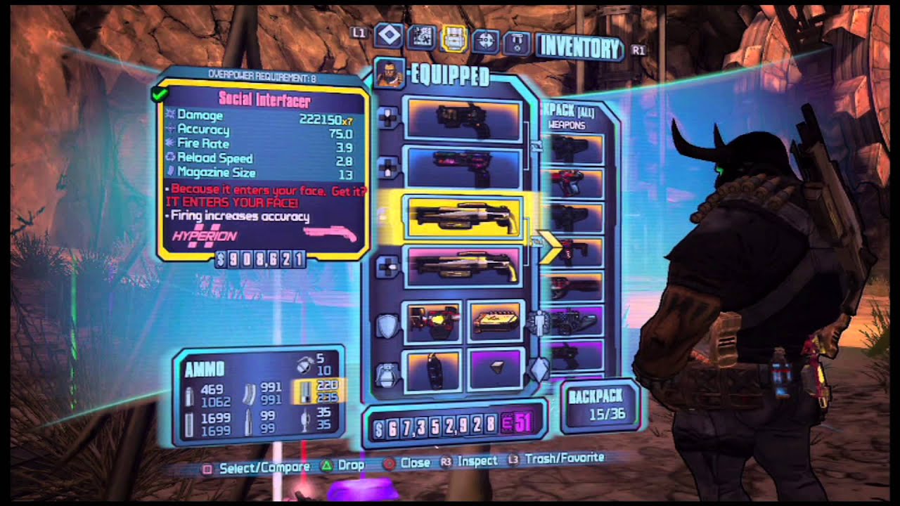 Borderlands 2 Weapon Highlight -- Legendary: Anarchist Class Mod ...