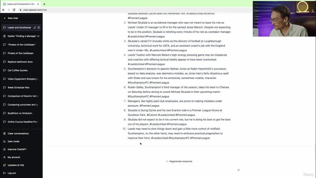 News Channel Example | ChatGPT Complete Guide: Learn Midjourney, ChatGPT 4 & More - YouTube