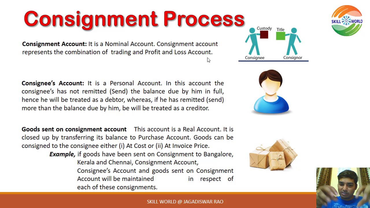 Consignment Video 2 Consignment Account Process YouTube