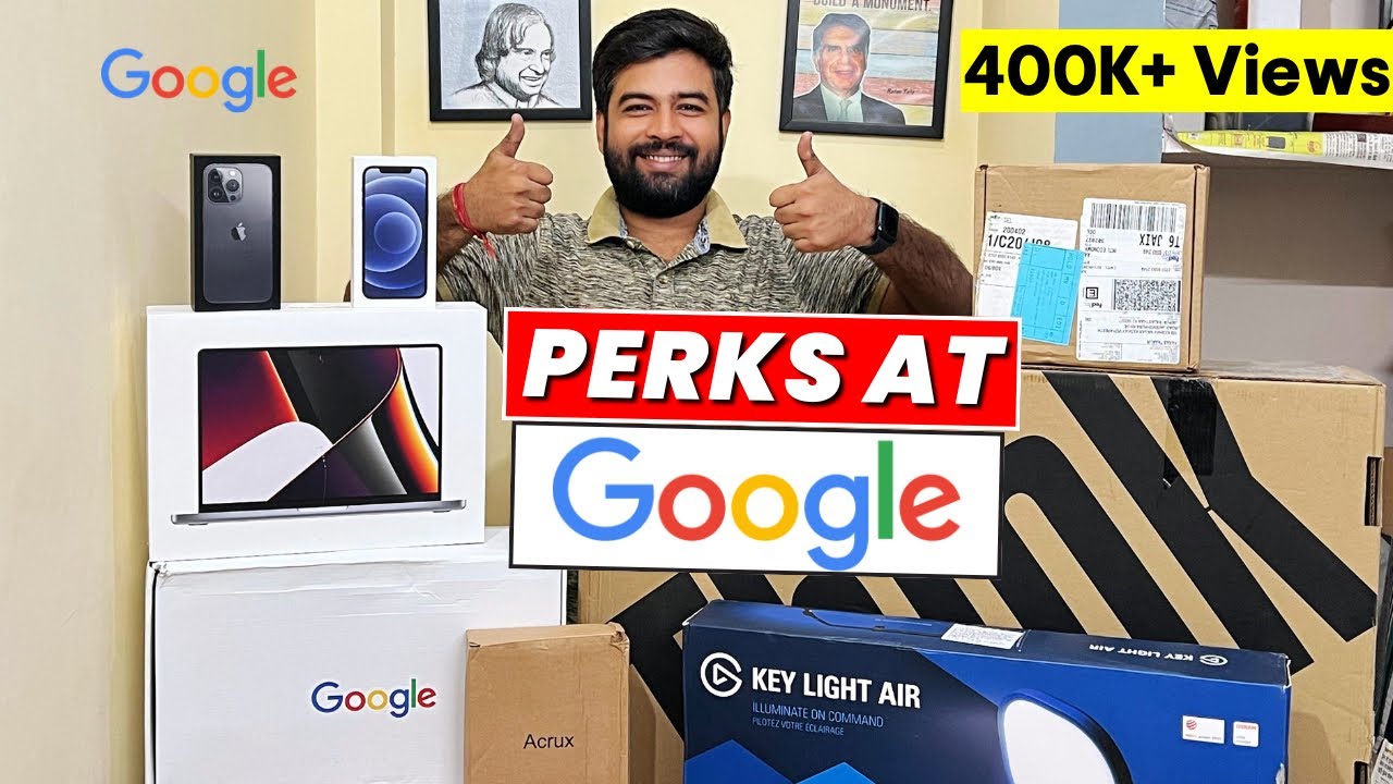 @Google Onboarding Kit - Amazing Google Perks 🔥🔥😍 | Paras Thakur - YouTube
