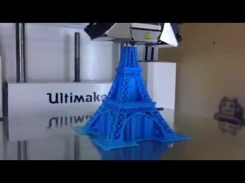 3D printing the Eiffel Tower - YouTube