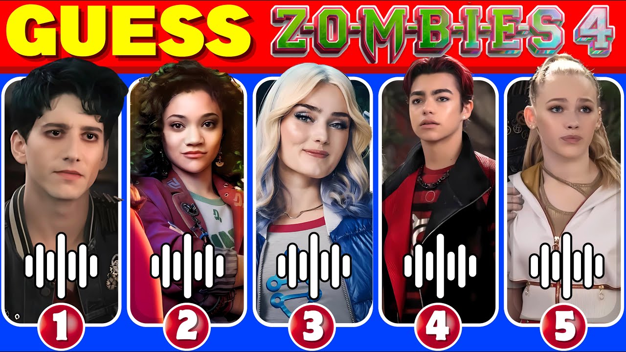 Guess Who's SINGING 🎶 Zombies 4: Dawn of the Vampires | Zed, Addison, Nova, Victor, Ray... - YouTube