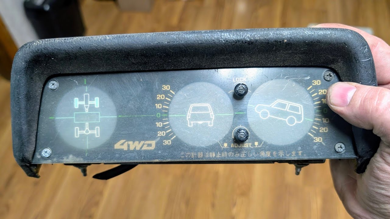 Restoring a JDM Toyota Tercel Inclinometer. - YouTube