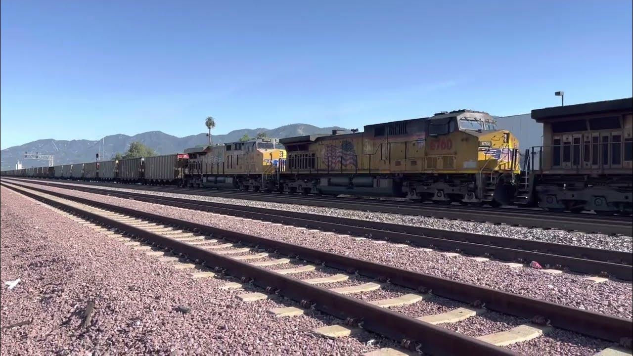 Heavyweight Titans! Union Pacific Rotary Coupler Coal Train BNSF Mixed Manifest Train. 4KHDR 4–8 ...