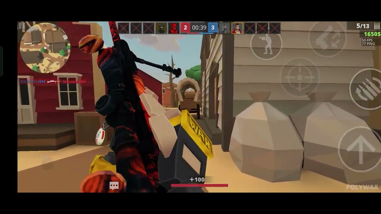 Poly War ranked bomb mode 9 asist gameplay - YouTube