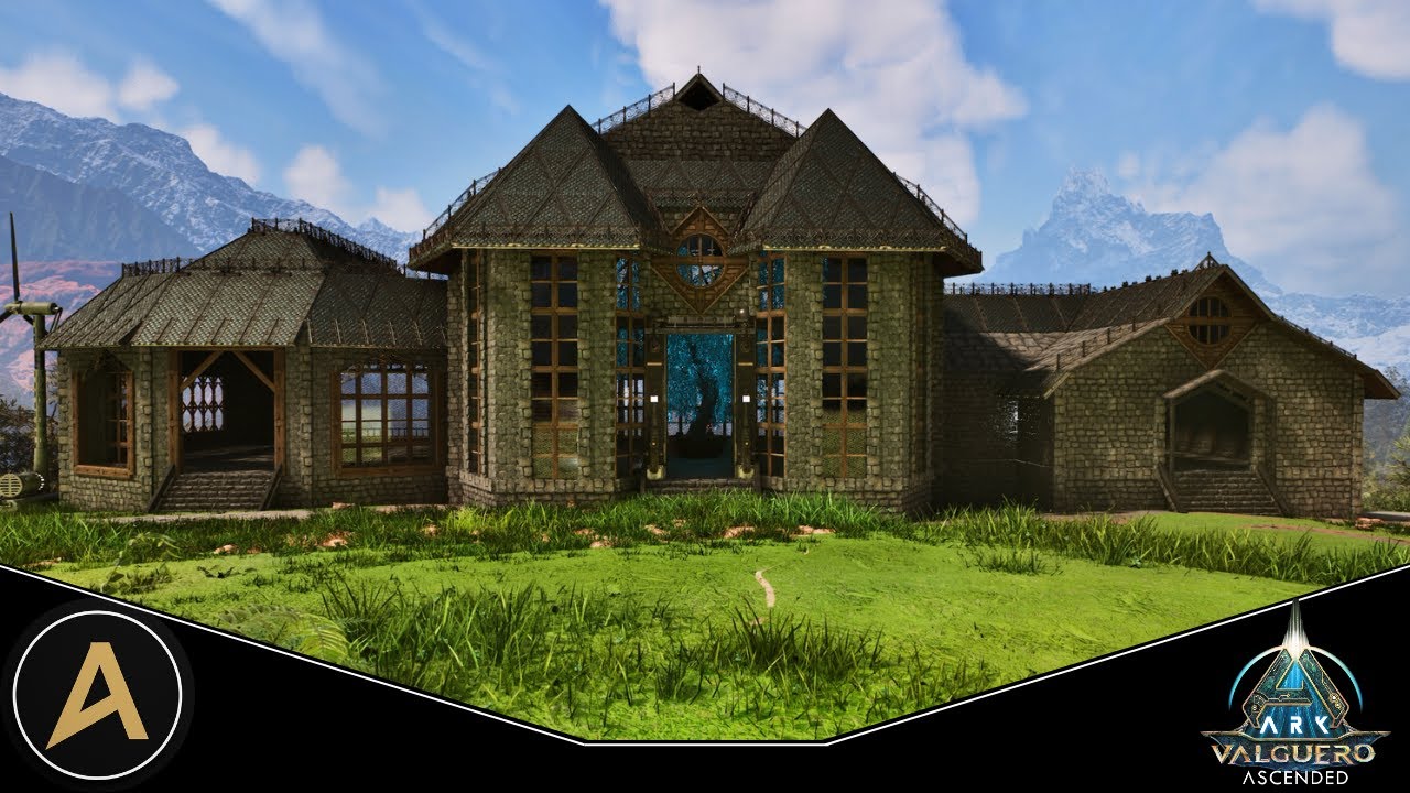 Architecture 101: Building my All-in-one Mega Mansion Base! | Ark ...