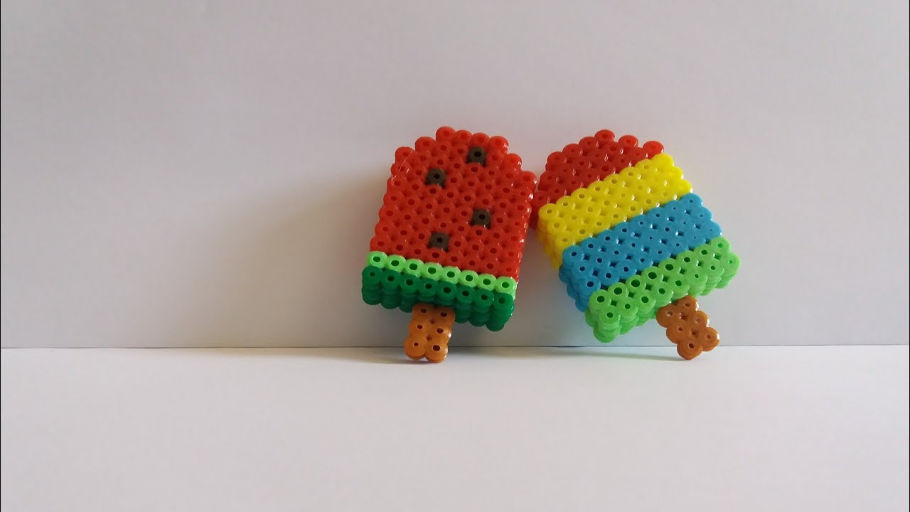 Ice | Perler Beads 3D - YouTube
