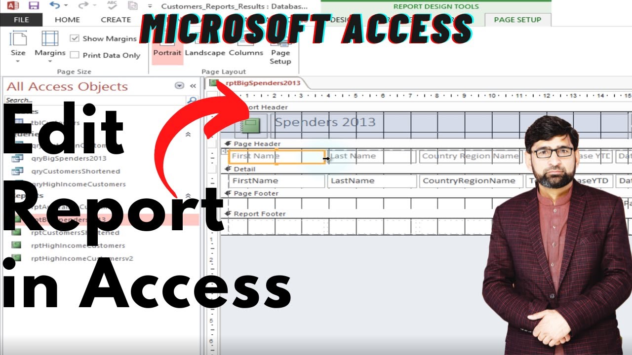 How To Edit The Report In MS Access YouTube how-to-edit-the-report-in-ms-access-youtube