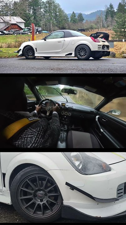 2ZZ Toyota MR2/MRS Touge Jumps Drifts in the Wet - YouTube