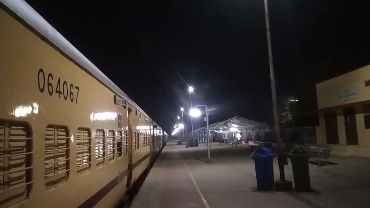 BARMER(BME) railway station announcement barmer mathura sf express (20489)train announcement📢 ...