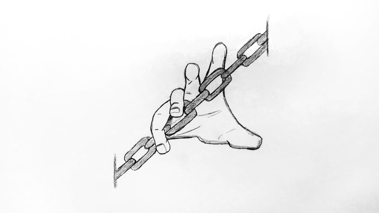 Sketching Tutorial | Hand and Chain - YouTube