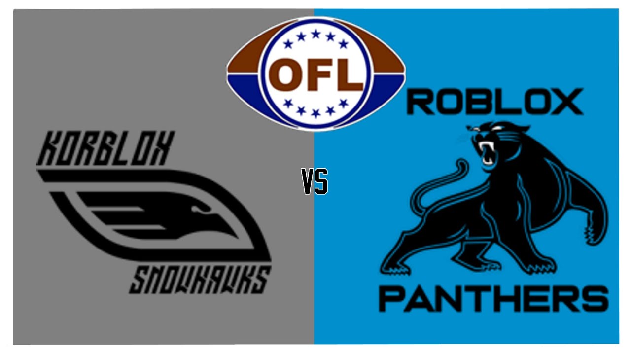OFL ROBLOX Panthers @ Korblox Snowhawks - YouTube