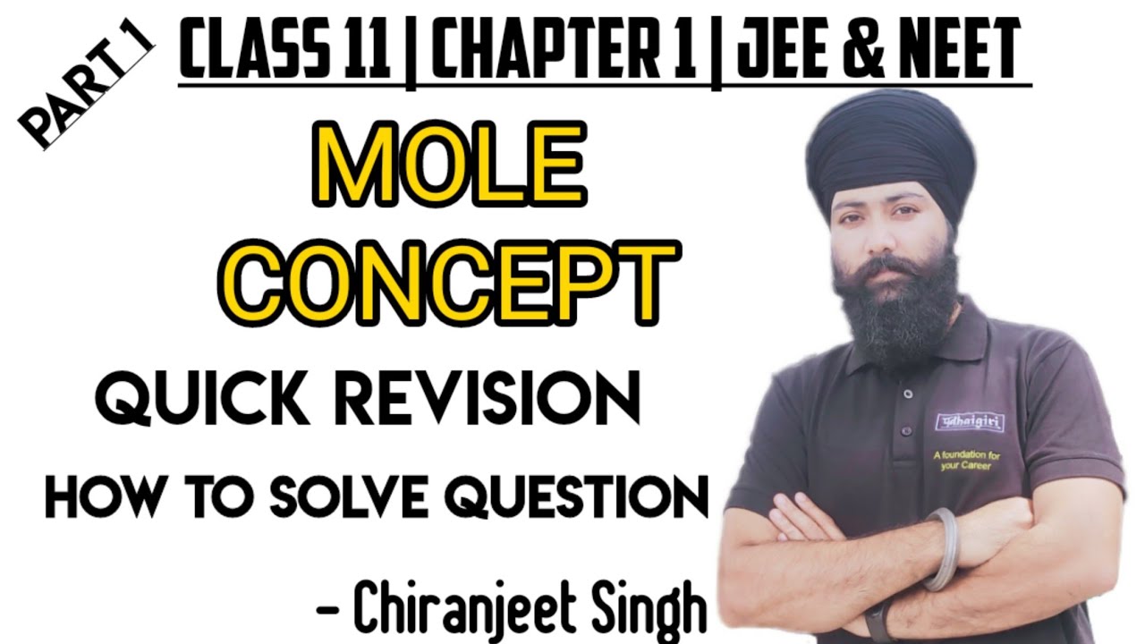 HOW TO SOLVE QUESTIONS MOLE CONCEPT PART 1 CLASS 11 CHEMISTRY how-to-solve-questions-mole-concept-part-1-class-11-chemistry