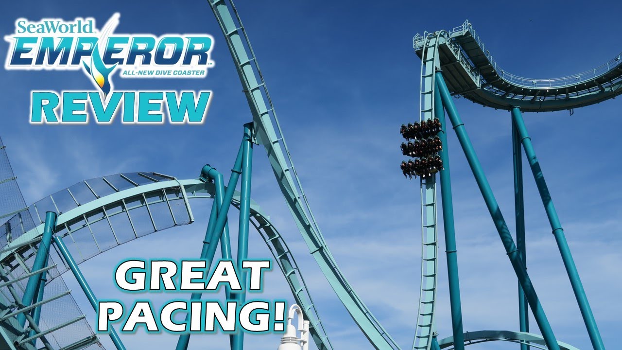 Emperor Review, SeaWorld San Diego B&M Dive Coaster | Best Paced Dive ...
