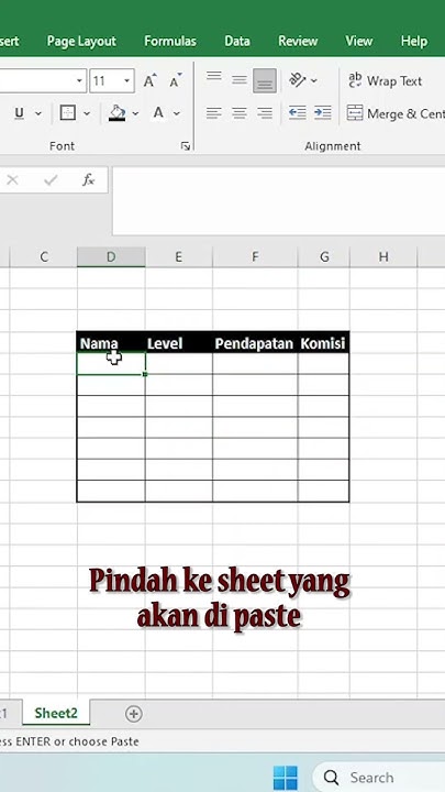 TRANPOSE Data di Excel dengan Mudah - YouTube