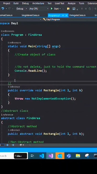 Abstraction In 60 Seconds C Shorts Csharp Programming Dotnet Programmingtutorial