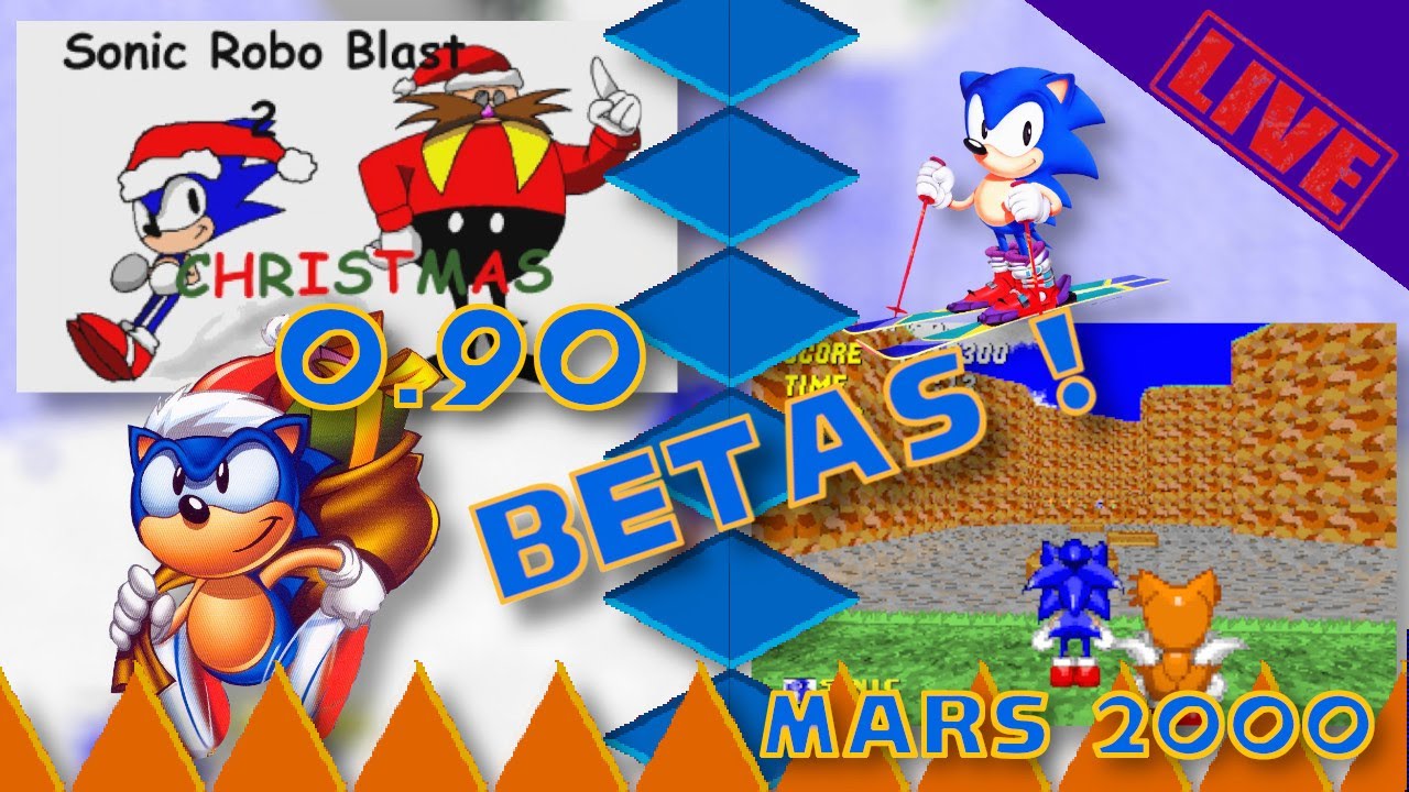 Live - SPECIAL NOUILLEL 2024 - Sonic Robo Blast 2 0.90 et une beta de mars 2000 ! (partie 1 ...