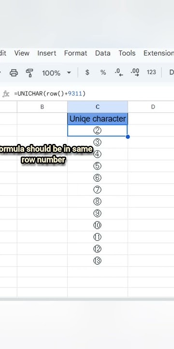 Uniquechar function in MS Excel #exceltutorial #bpointerviewtutorial #microsoftexcel - YouTube