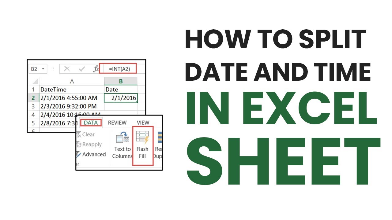 How To Split Date And Time In Excel Sheet YouTube How To Split Date And Time In Excel Sheet YouTube