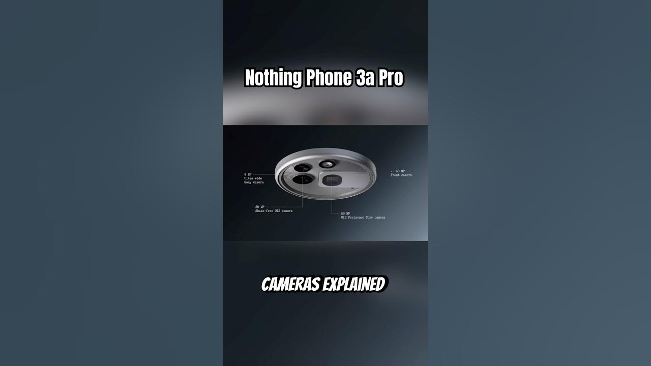 Nothing Phone 3a Pro Cameras Explained! - YouTube
