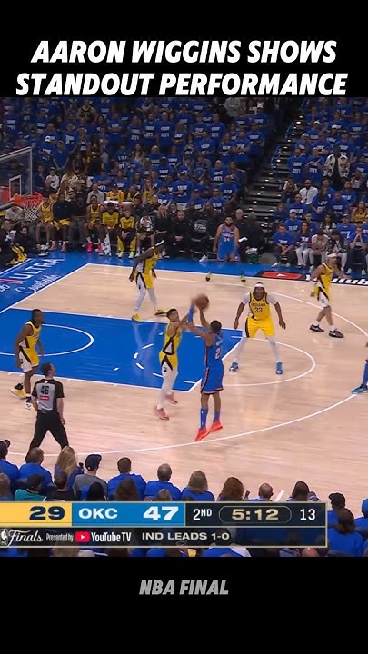 NBA FINAL Aaron Wiggins Standout Performance #oklahomacitythunder #basketball - YouTube