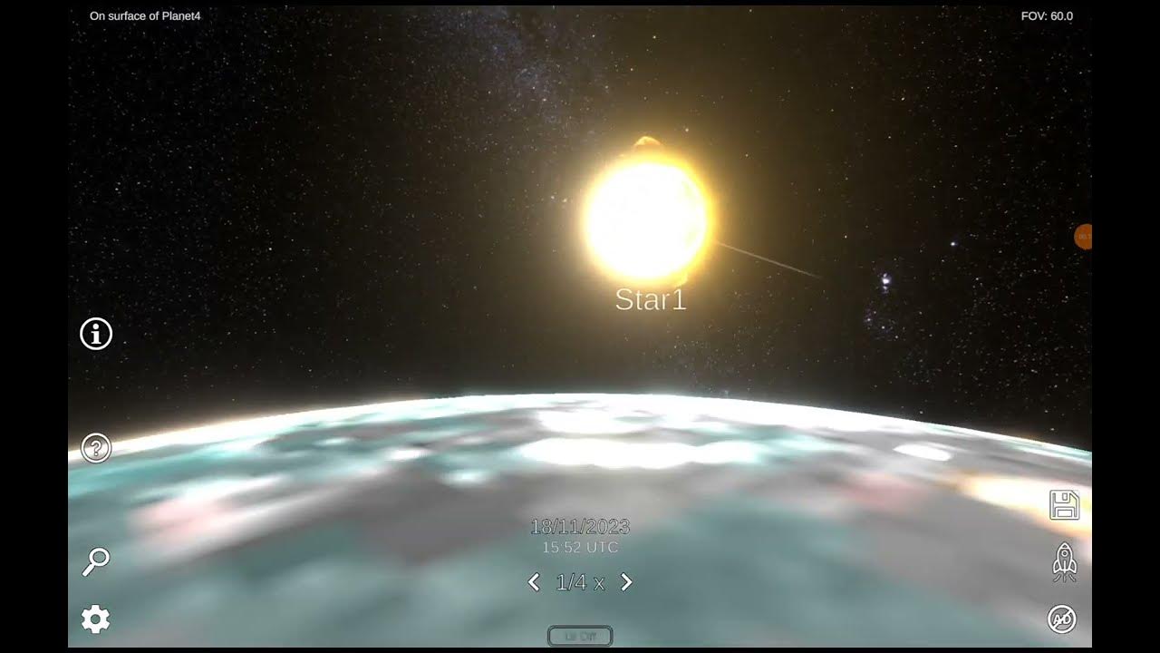 Solar System Simulator, Trinary Stars Orbiting - YouTube
