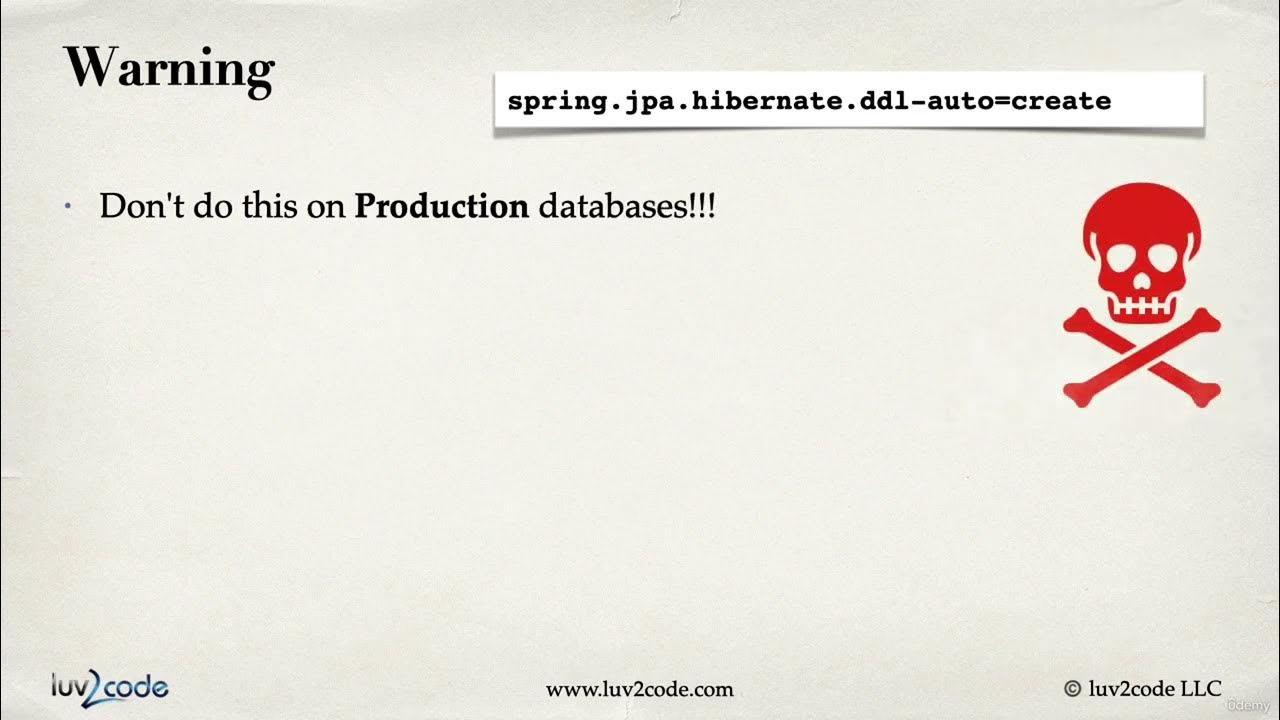 03 - NEW - HibernateJPA CRUD_026 Create Database Tables from Java Code Overview - YouTube