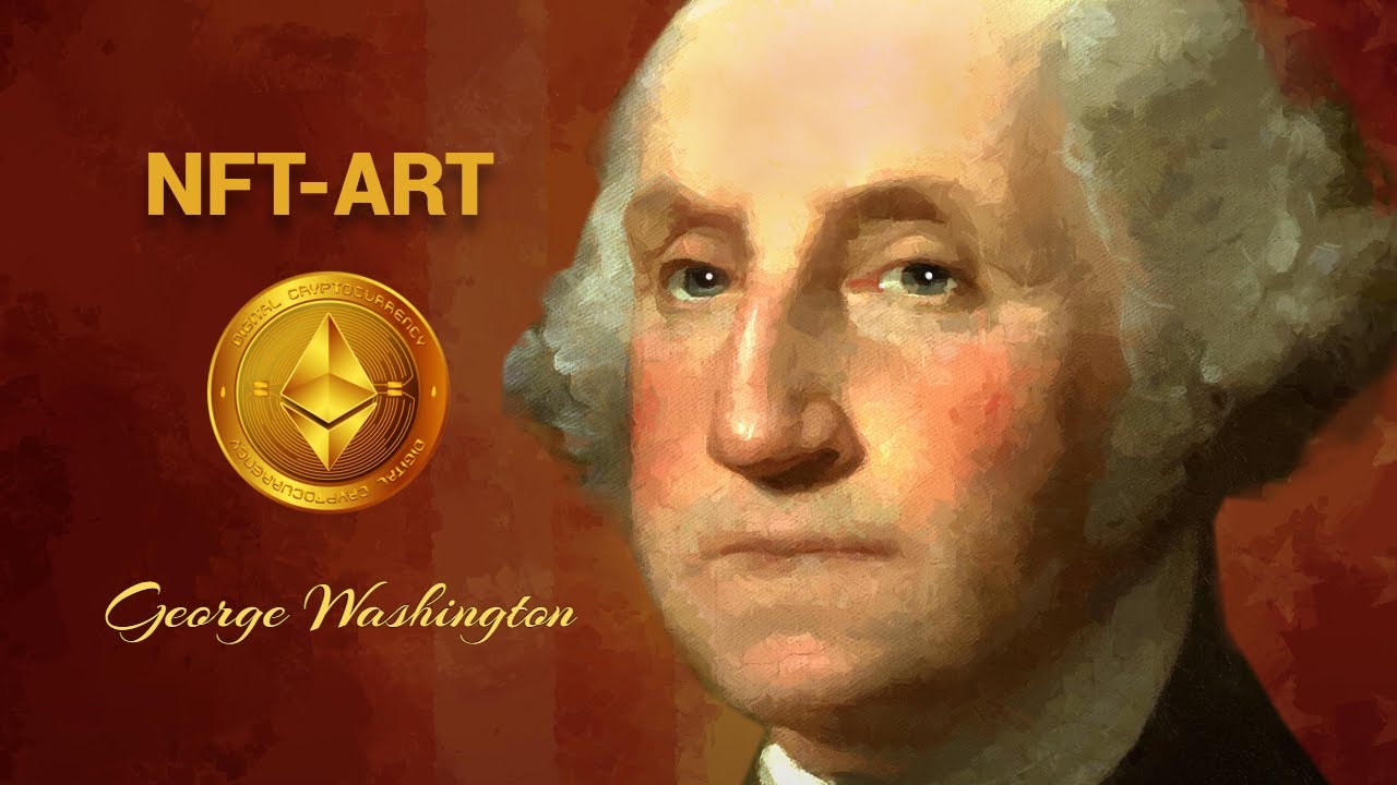 [NFT-ART] Portrait of George Washington(1st) by echuPARK | OpenSea ...