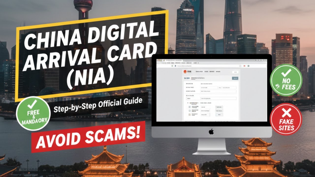 China Digital Arrival Card: How to Fill the Official NIA Form 🇨🇳 - YouTube