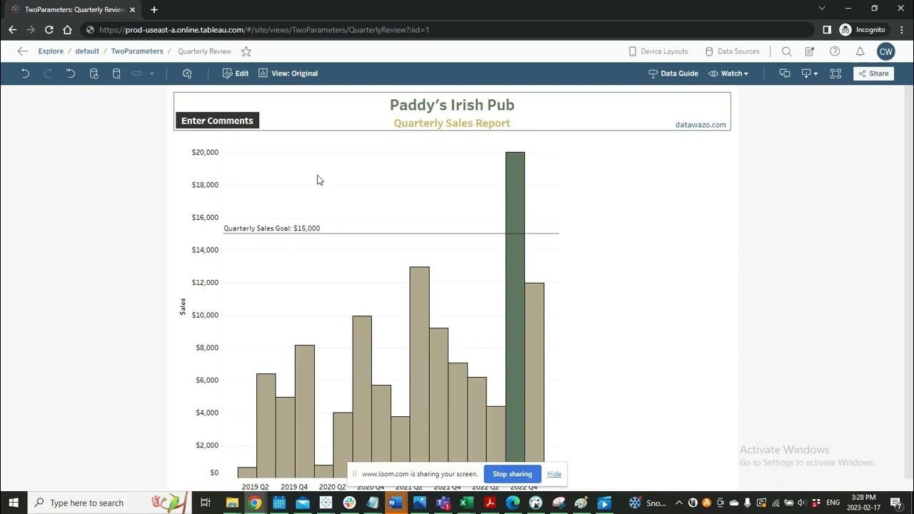 Input data on a Tableau Dashboard - YouTube