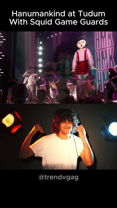 Hanumankind with Squid Game Guards #Tudum (Netflix) #shorts #hanumankind #netflix #squidgame ...