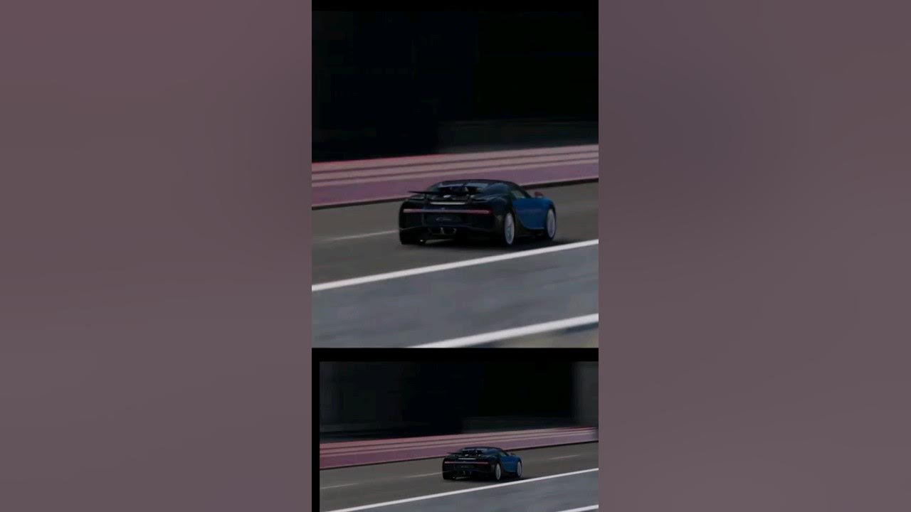 Bugatti Chiron Full Speed Overtaking Ferrari Enzo in Tunnel GT7 Short - YouTube