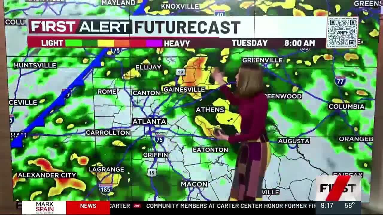First Alert Weather Day Tuesday; Heavy Rain Will Impact Travel - YouTube
