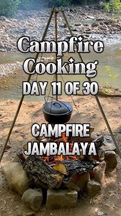 Campfire Cooking: Day 11 of 30: CAMPFIRE JAMBALAYA | Gluten-Free, Whole Food Recipes - YouTube
