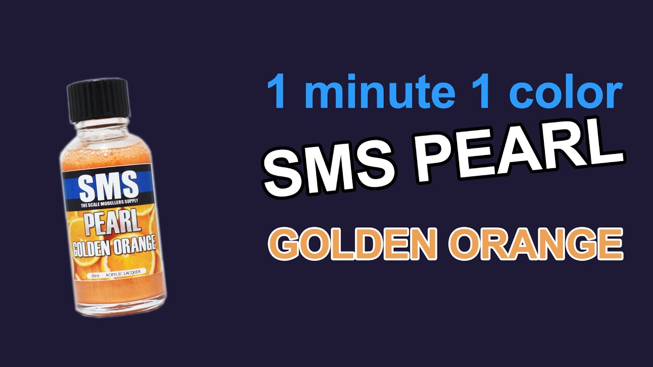 SMS Pearl Golden Orange - 1 minute 1 color - YouTube
