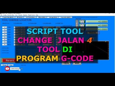 SCRIPT TOOL CHANGE RUNNING PROGRAM - YouTube