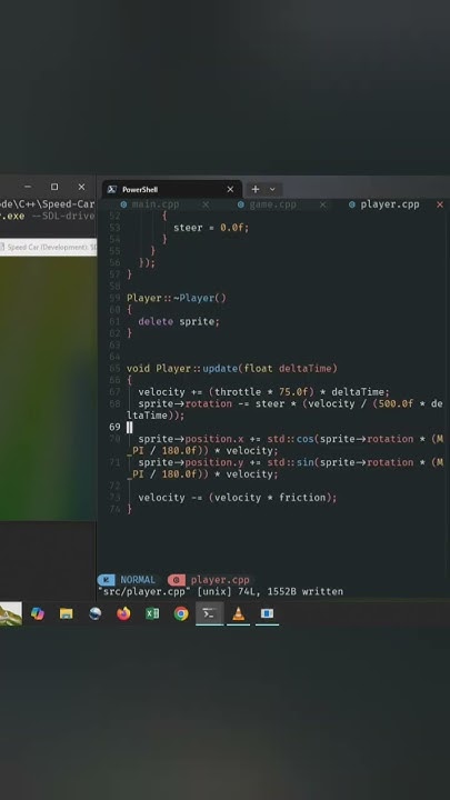C++ | Car game | #cpp #programming #coding #gameprogramming - YouTube