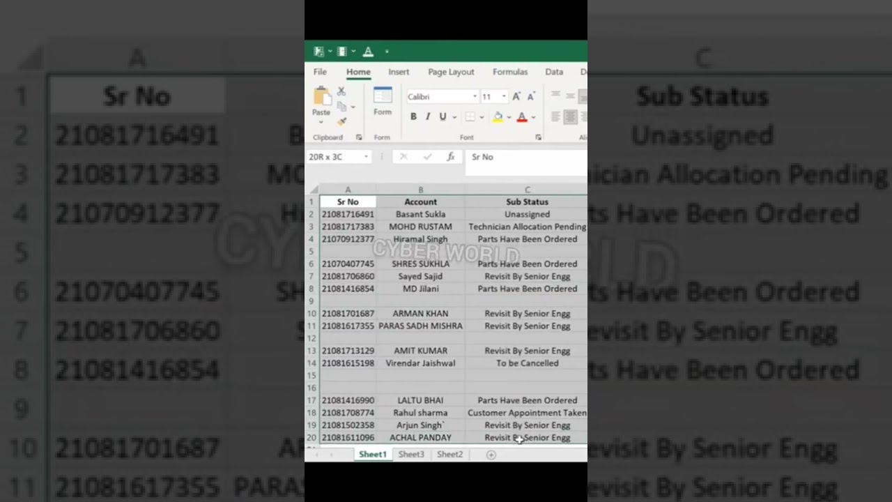Shorts How To Copy Non Blank Cells In Excel Excel Tips Tricks In Shorts How To Copy Non Blank Cells In Excel Excel Tips Tricks In