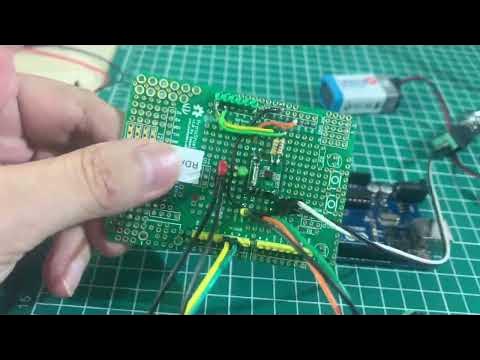 MINIMALIST RECEIVER WITH RDA5807 ARDUINO LIBRARY - YouTube
