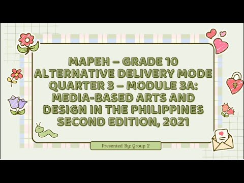 Quarter 3 – Module 3a:Media-based Arts and Design in the Philippines ...