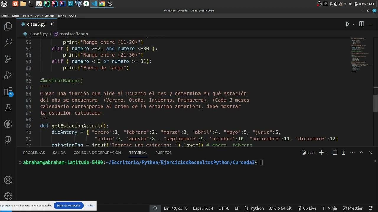 Clase 4 Cursada de Programacion Basica: Repaso Clase3, Biblioteca ...