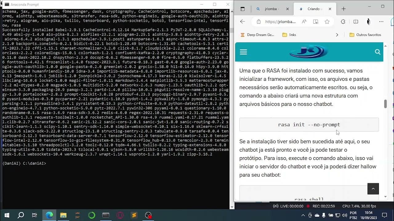 Criando um Chatbot Inteligente usando Rasa e Python: Um Guia Passo a ...