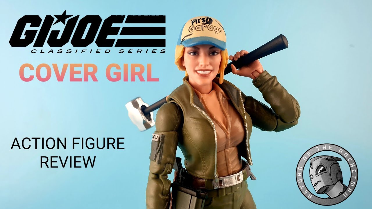 GI JOE CARD BACK COVER GIRL ACTION FIGURE REVIEW - YouTube