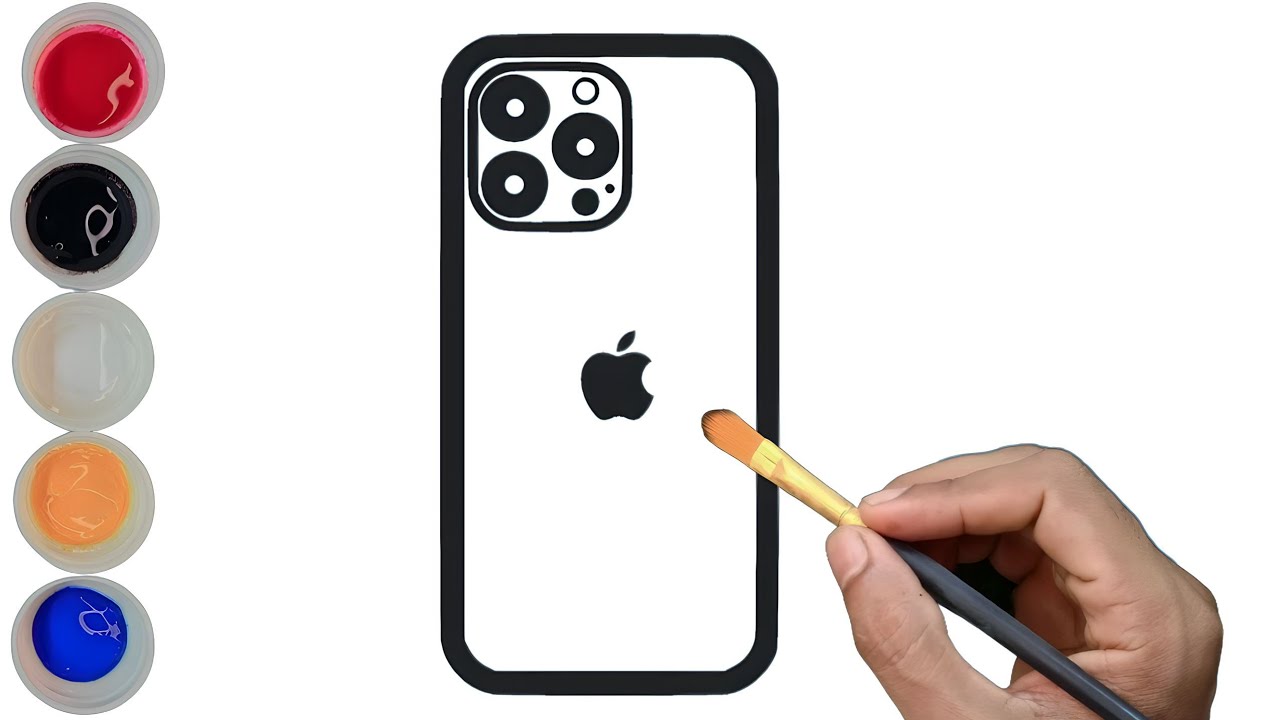 iPhone drawing, Painting and Coloring for Kids and Toddlers | How to ...