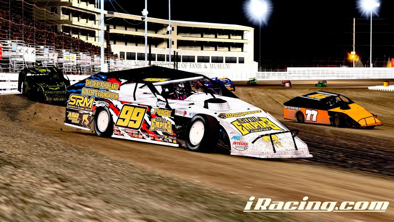 iRacing Dirt UMP Modifieds at Knoxville - YouTube