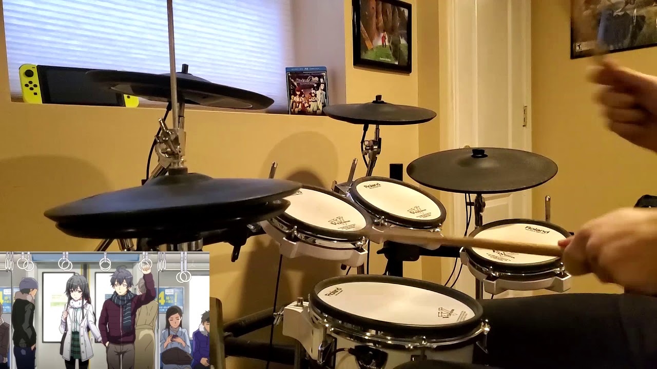 Oregairu OP 2 Full【Harumodoki (春擬き)】by Nagi Yanagi - Drum Cover - YouTube