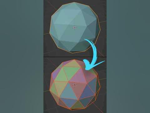 Blender Separate All Faces to Objects #blender #tutorial #3d #cgian - YouTube