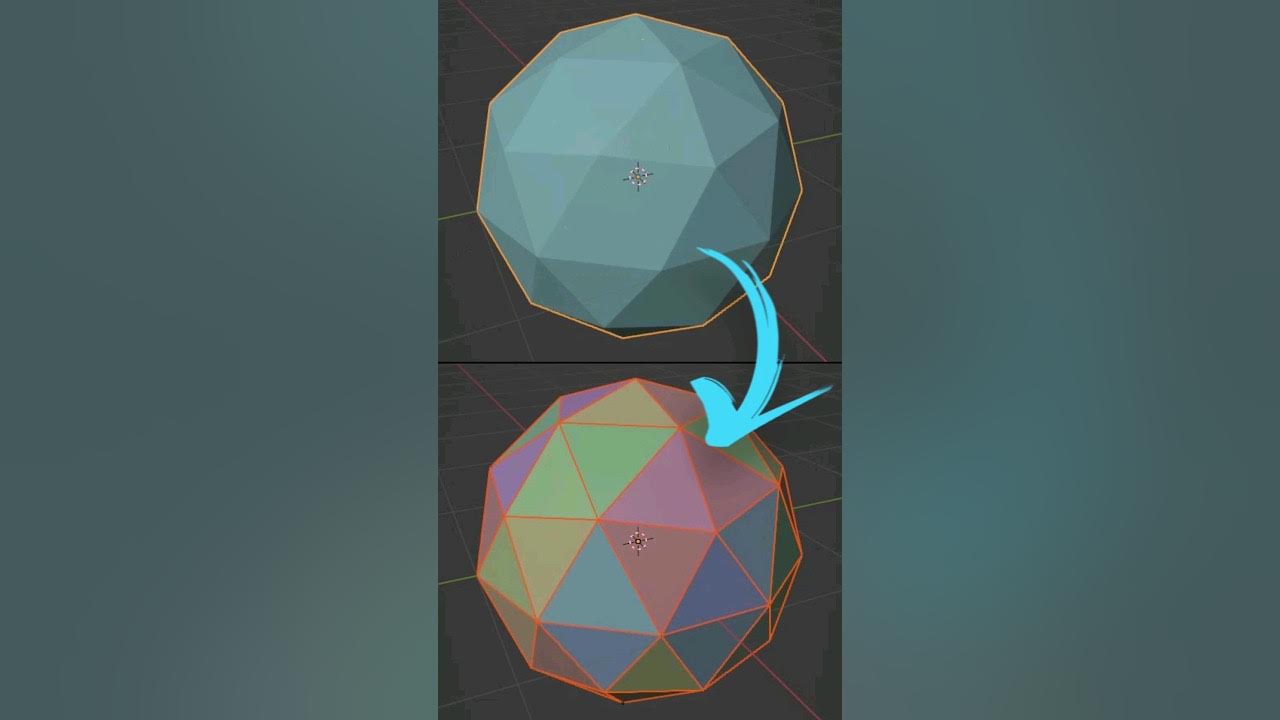 Blender Separate All Faces to Objects #blender #tutorial #3d #cgian - YouTube