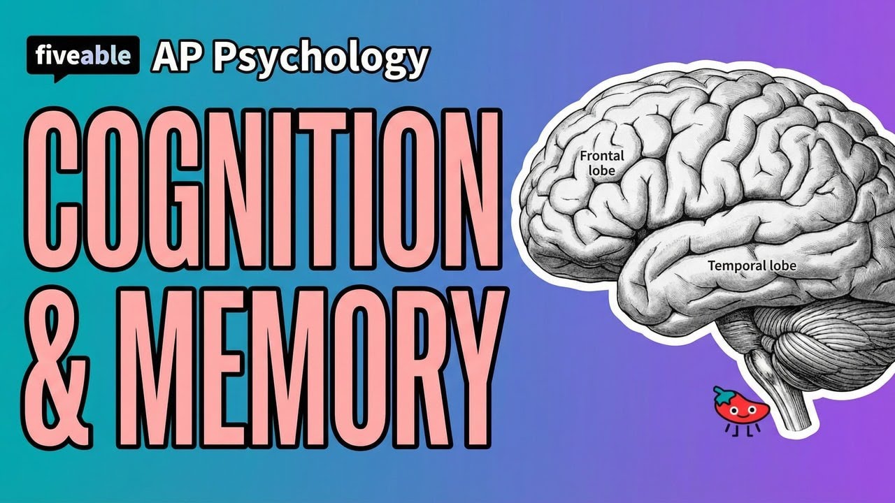 AP Psychology CRAM – Memory & Cognition | Fiveable Cram Archive